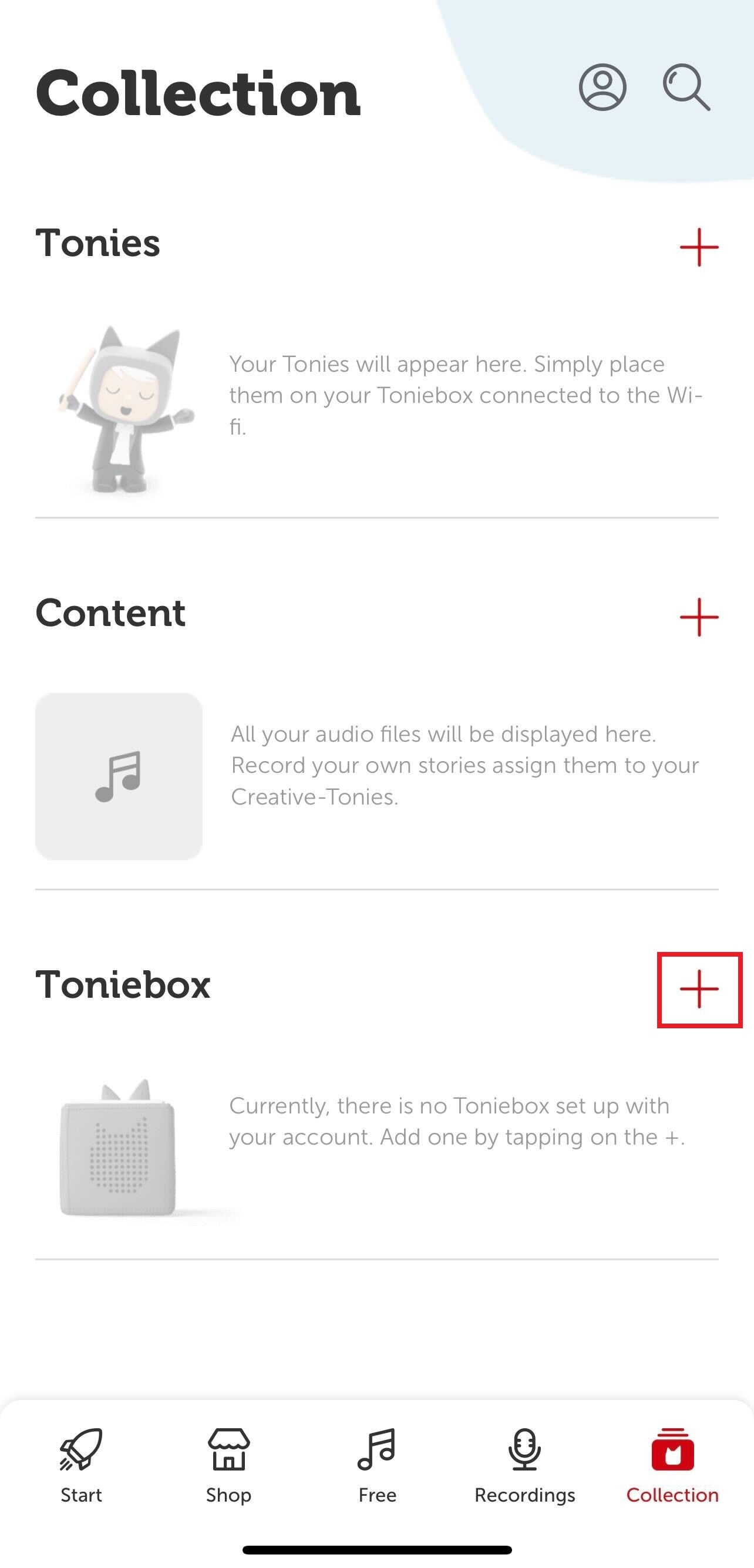 The Toniebox 1 is already in another Household – tonies® Support