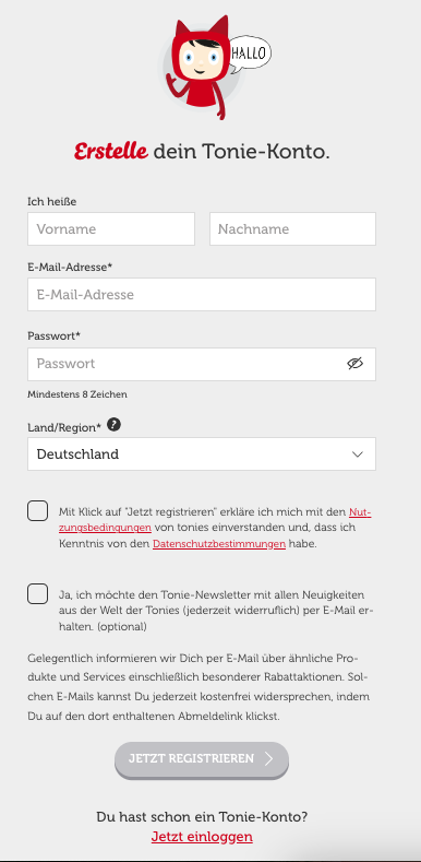 Wie richte ich meine Toniebox 1 ein? – tonies® Support