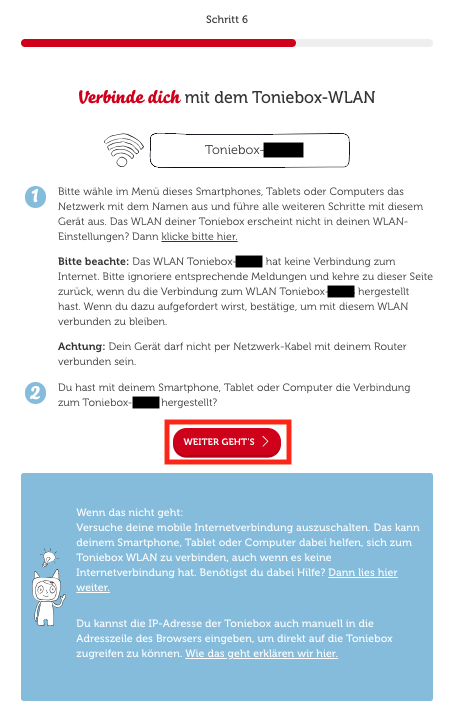 Wie richte ich meine Toniebox 1 ein? – tonies® Support